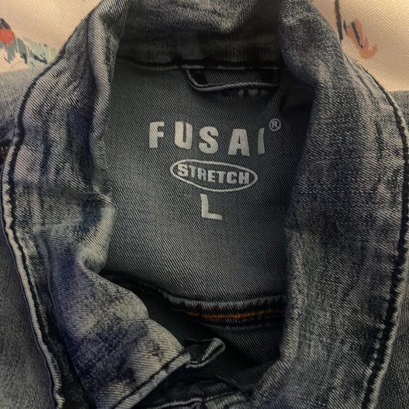 Fusai | Jackets & Coats | Mens Denim Jacket | Poshmark